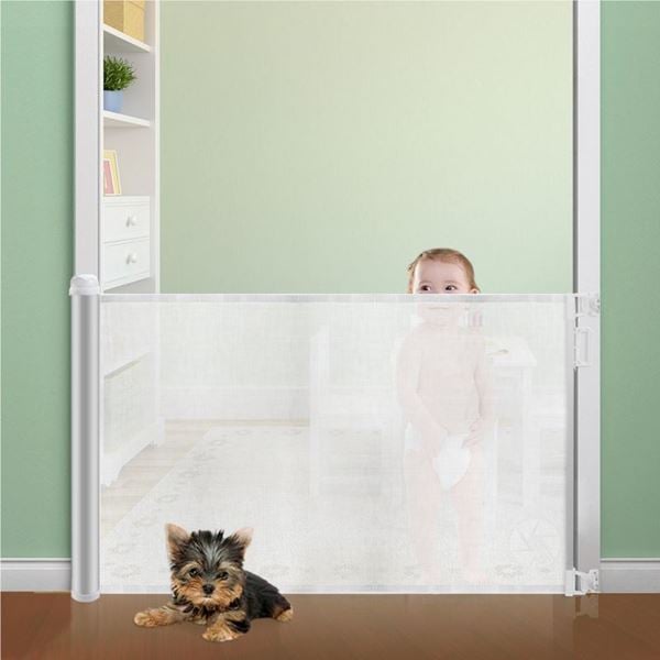 Mimmis.no | Lilletroll Uttrekkbar Trappegrind, Sort - Aluminium