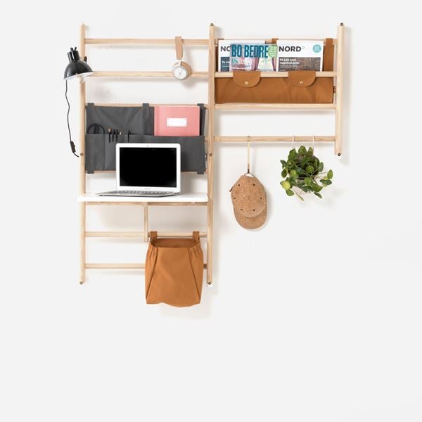 Mimmis.no | KAOS Pult til Endeløs Ribbevegg, hvit finer